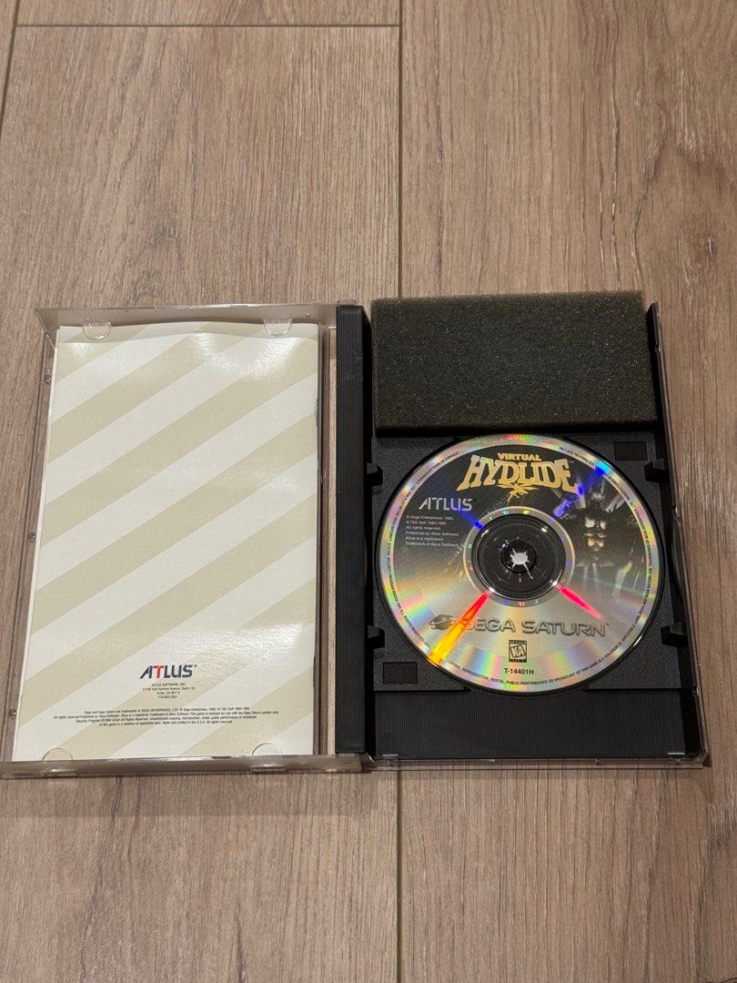 Virtual Hydlide - Sega saturn, Video Gaming, Video Games, Others on Carousell