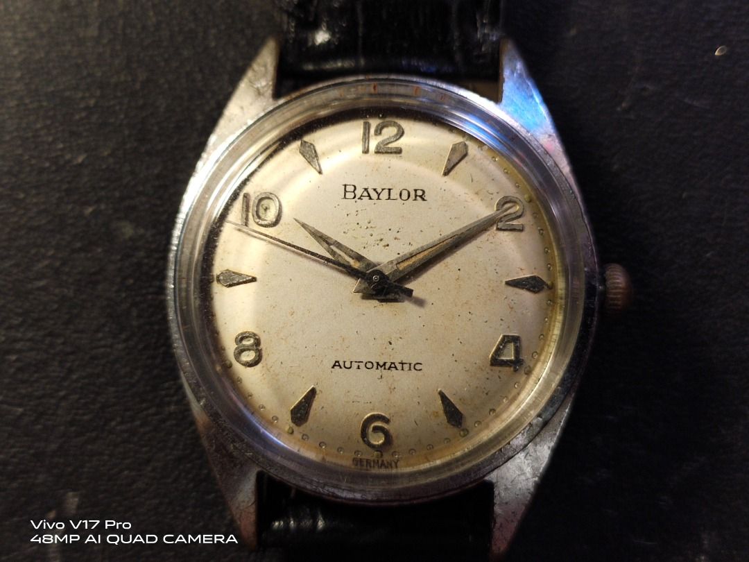 Vtg Baylor(by Heuer) Auto Mechanical Watch, Men's Fashion, Watches ...