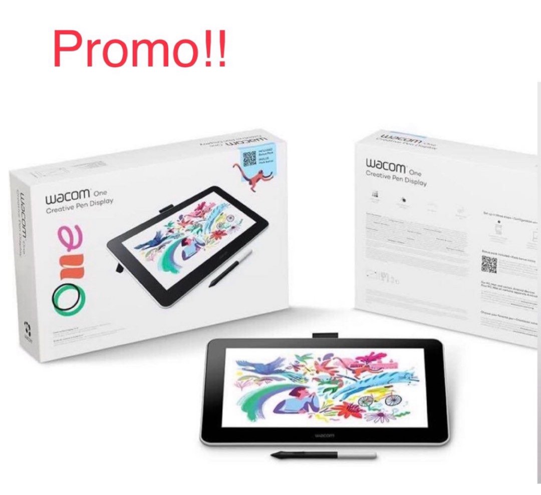 Wacom One (DTC-133) Display Tablet, Mobile Phones & Gadgets, Tablets ...