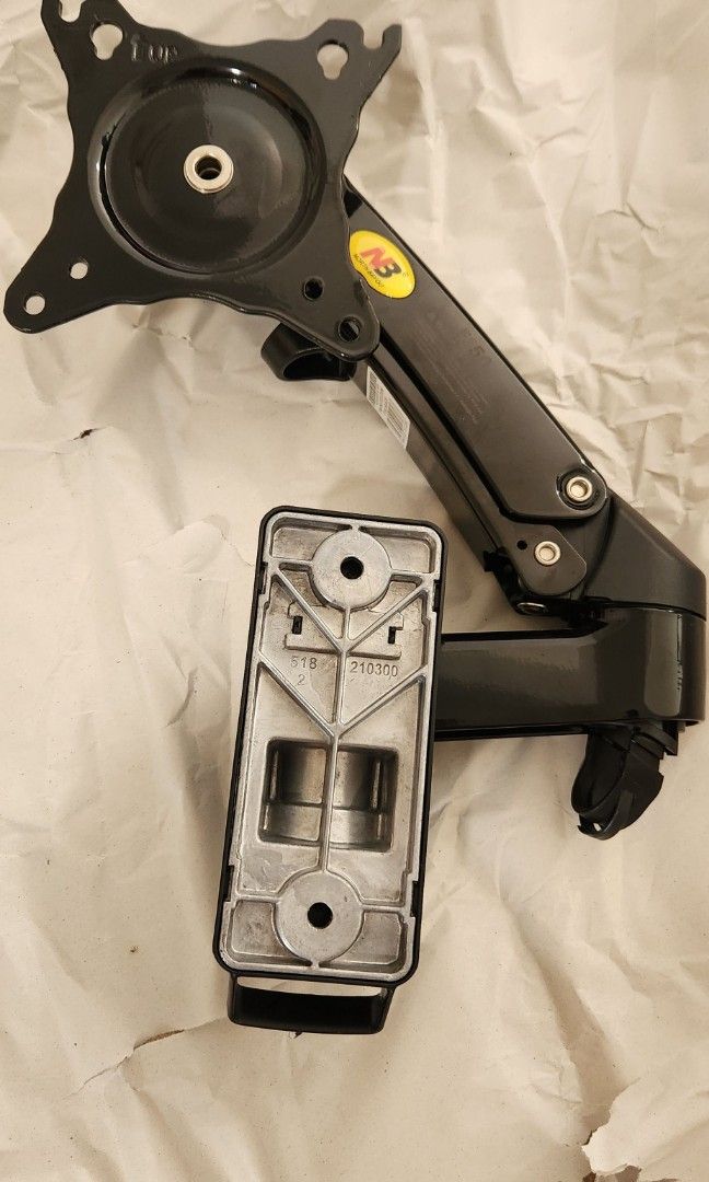 Wall Mounted Monitor VESA Arm, Computers & Tech, Parts & Accessories ...