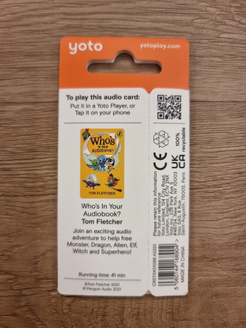 Who's in your audiobook? Yoto card, TV & Home Appliances, TV ...