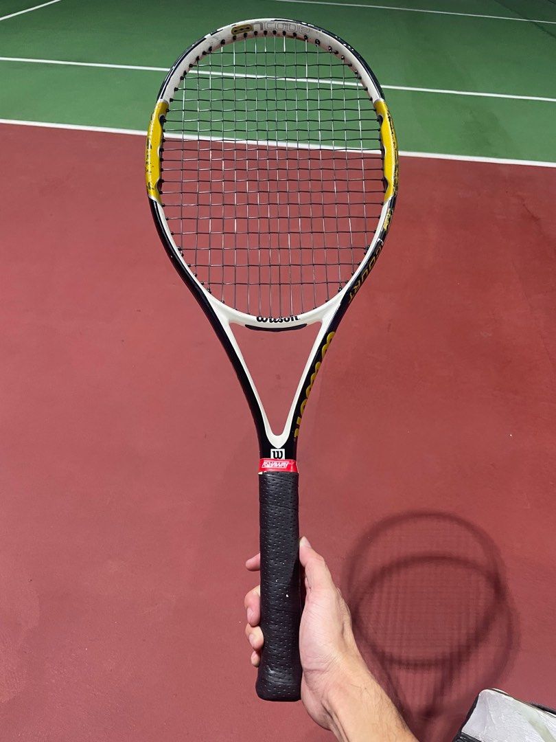 Wilson Tennis Racket, Sports Equipment, Sports & Games, Racket & Ball ...