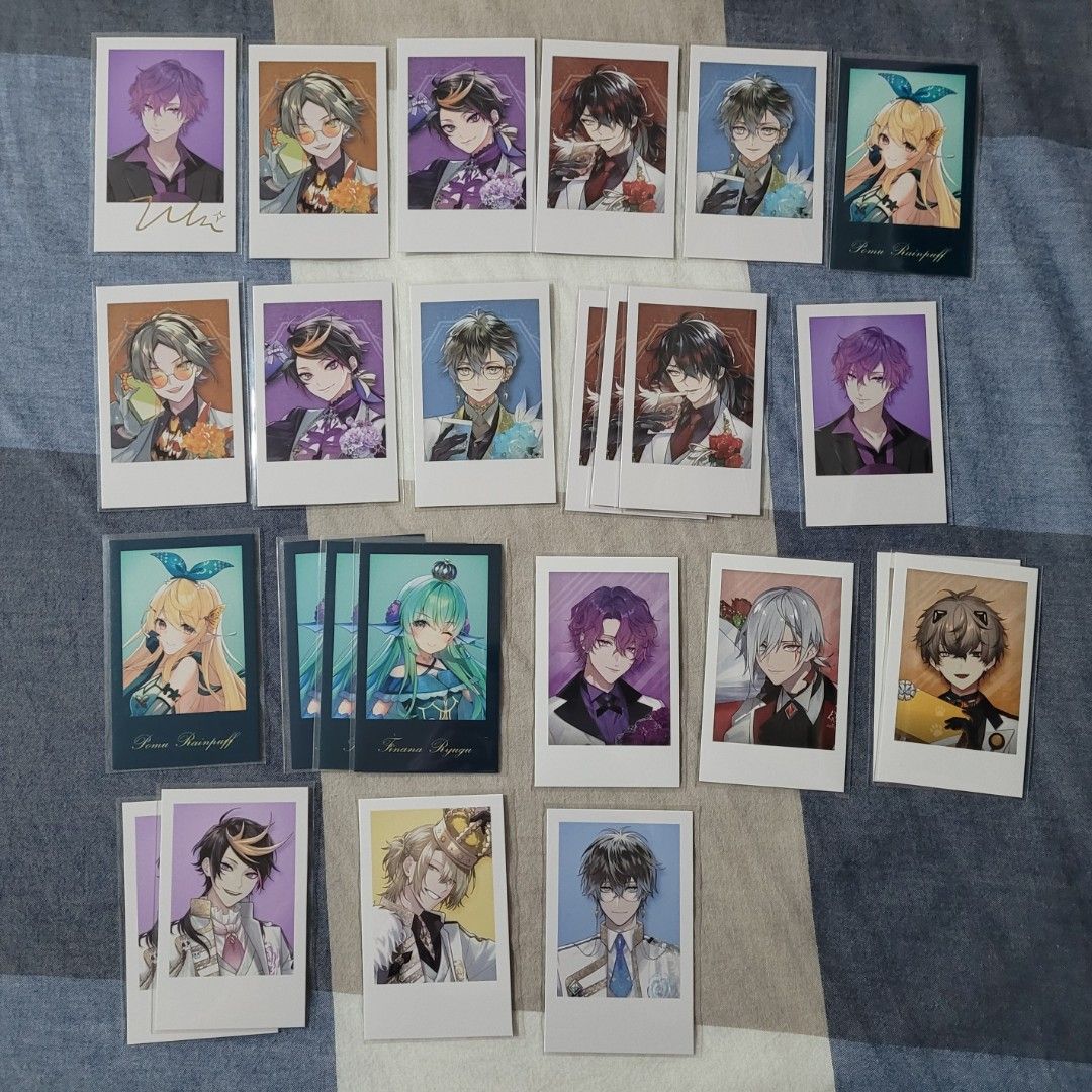 [wts] nijisanji en cheki | luxiem lazulight noctyx | vox ike shu luca ...