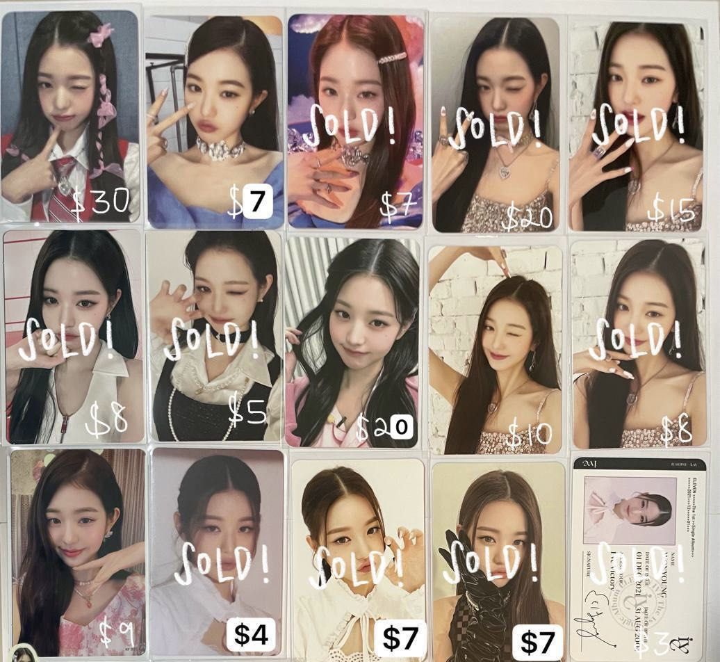 [WTS/LFB] INSTOCKS Wonyoung Photocards Pcs pc IVE, Hobbies & Toys, Memorabilia & Collectibles, K ...