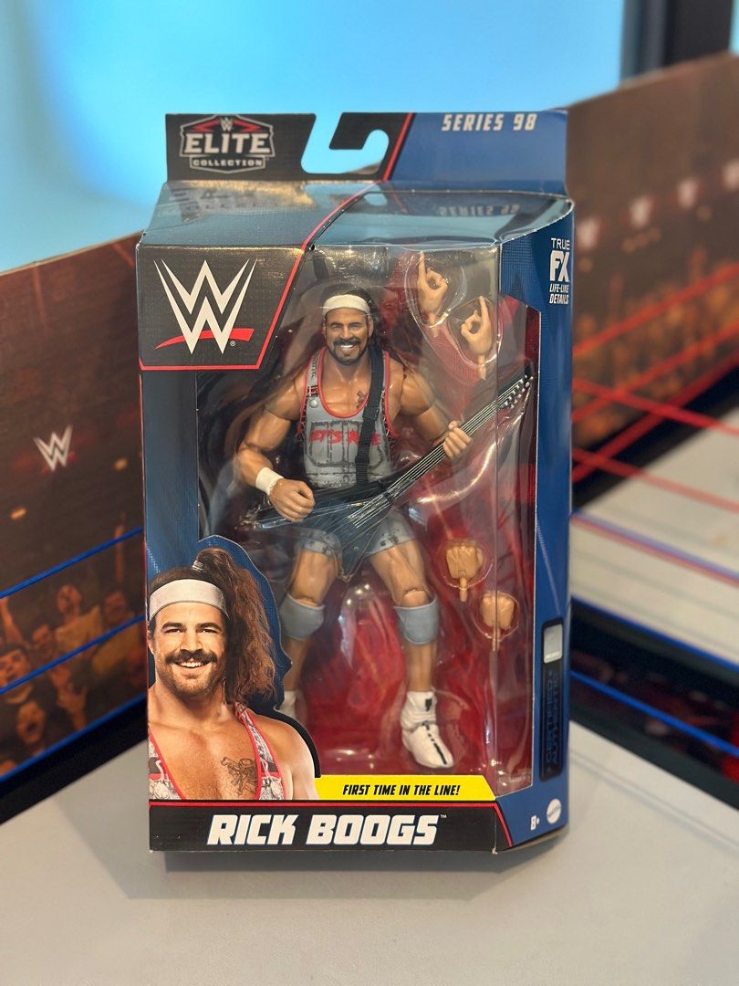WWE Rick Boogs (Elite 98) / Mattel Wrestling Action Figure / Wrestler ...