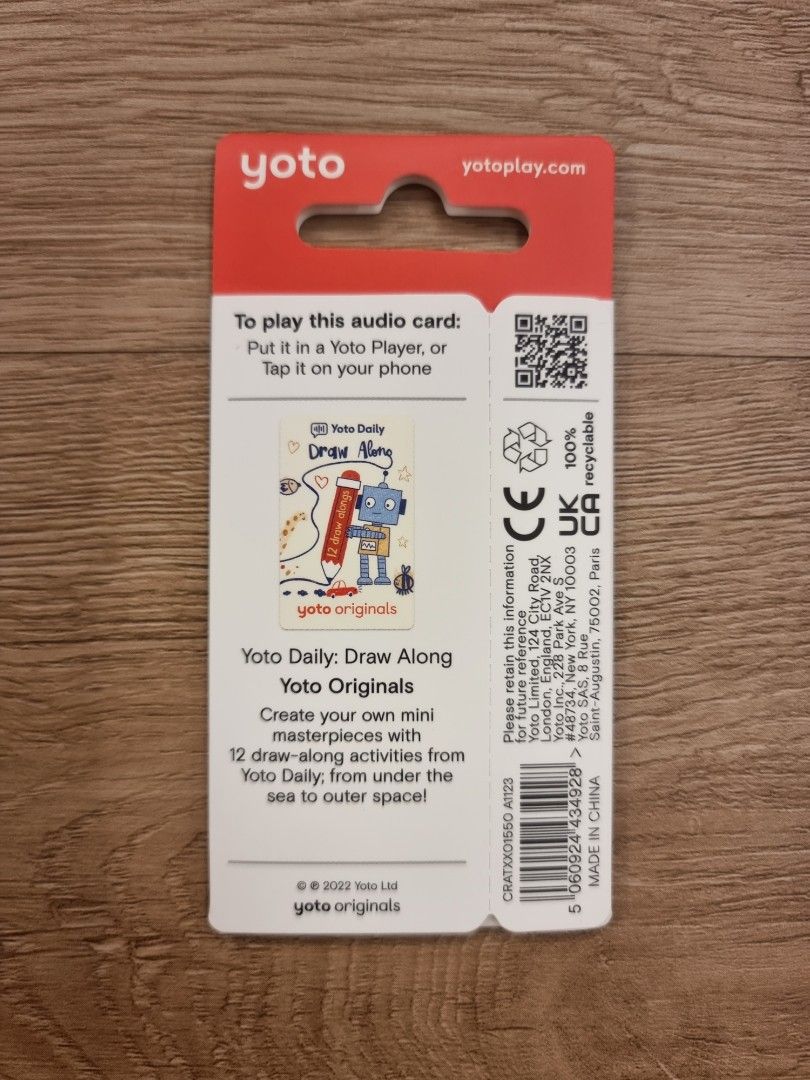 Yoto Daily Draw Along yoto card, Audio, Portable Audio Accessories on ...