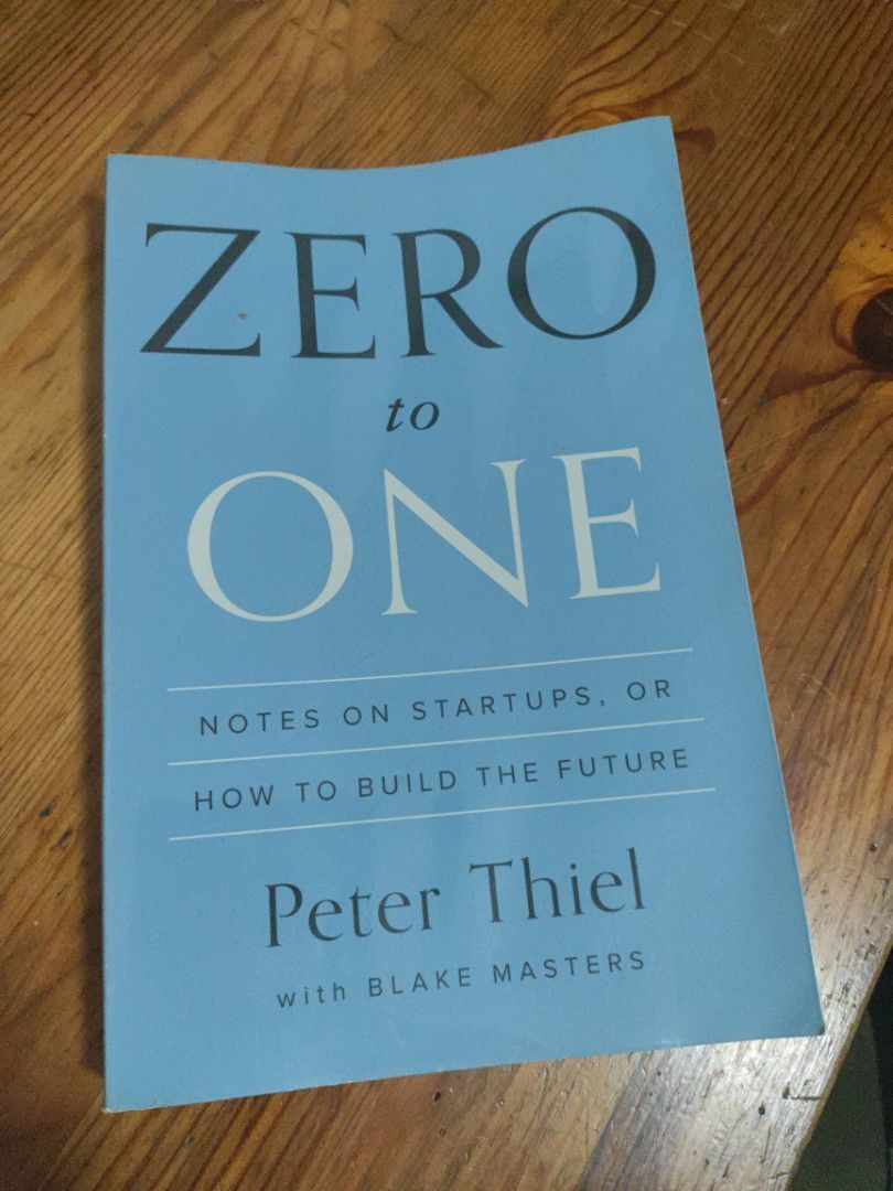 Zero to One book by Peter Thiel, Hobbies & Toys, Books & Magazines ...
