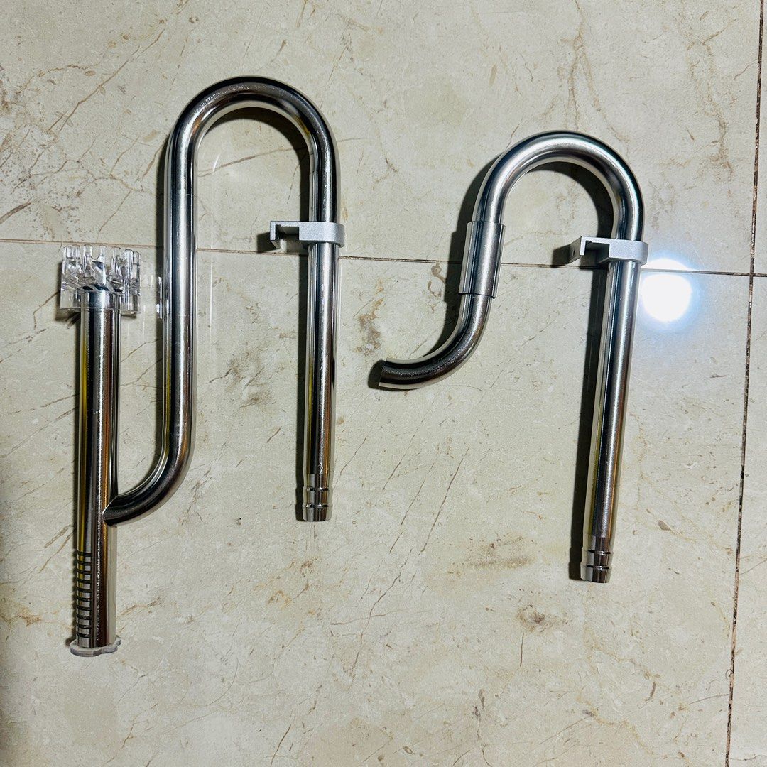 16/22mm Stainless Steel Lily Pipe Inlet & Outlet with Skimmer, Pet ...