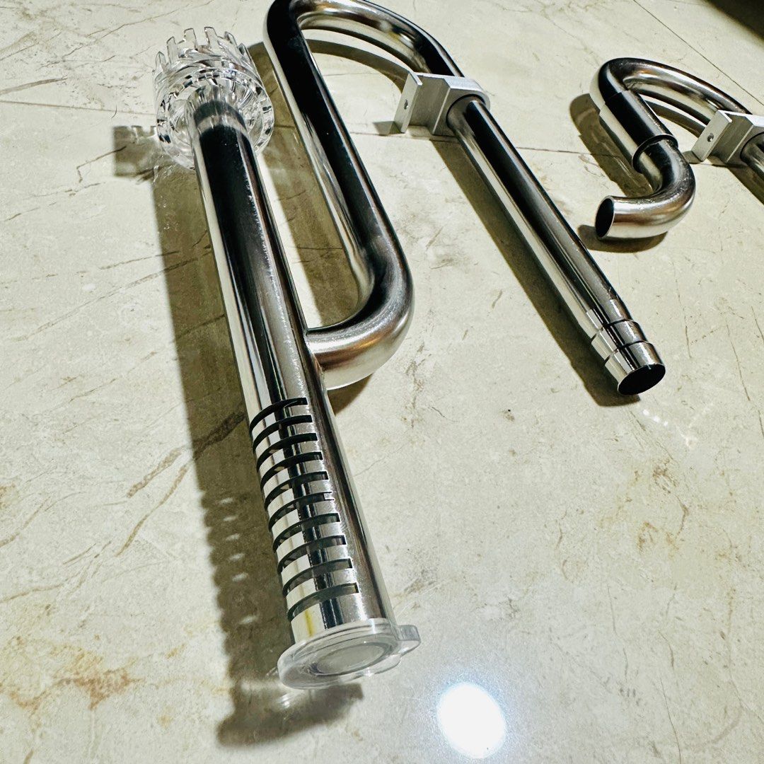 16/22mm Stainless Steel Lily Pipe Inlet & Outlet with Skimmer, Pet ...