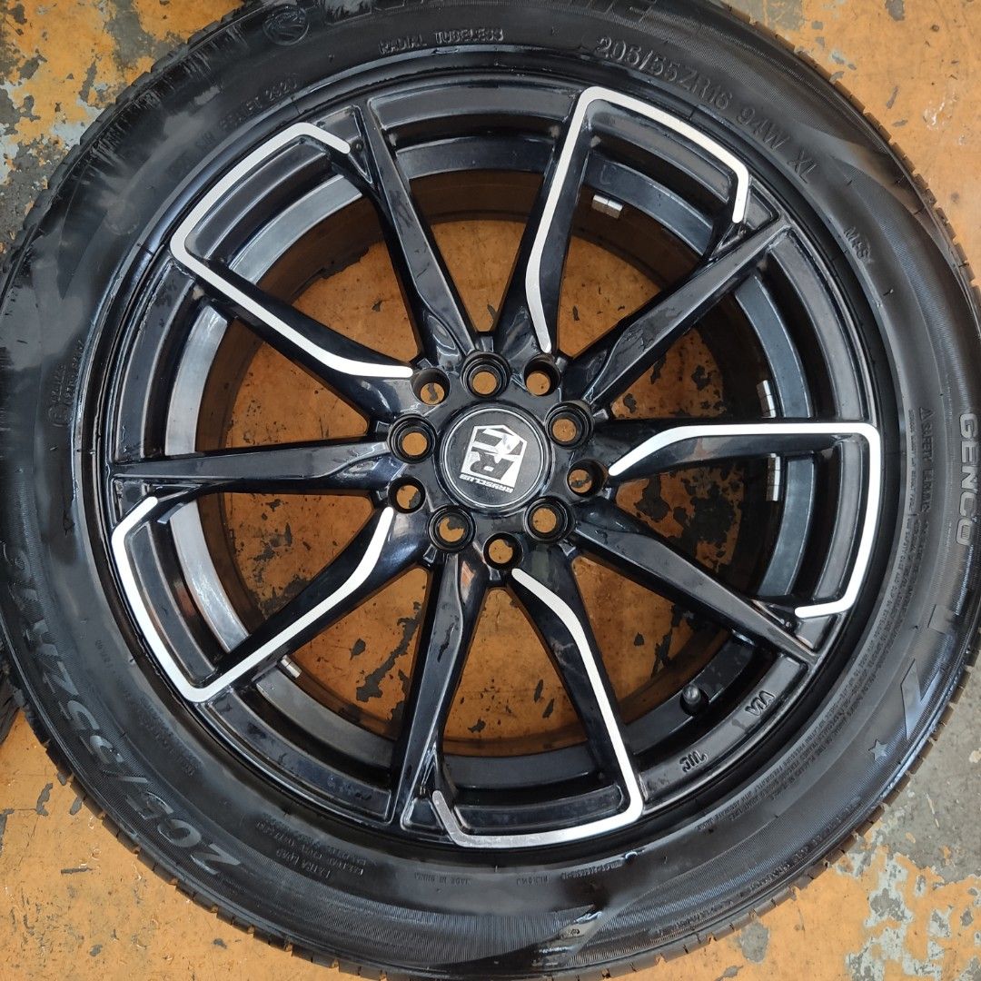 16 inch Rims with tyres, Car Accessories, Tyres & Rims on Carousell