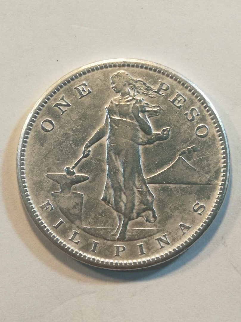 1908 1 Peso Silver US-Philippines, Hobbies & Toys, Memorabilia & Collectibles, Currency on Carousell