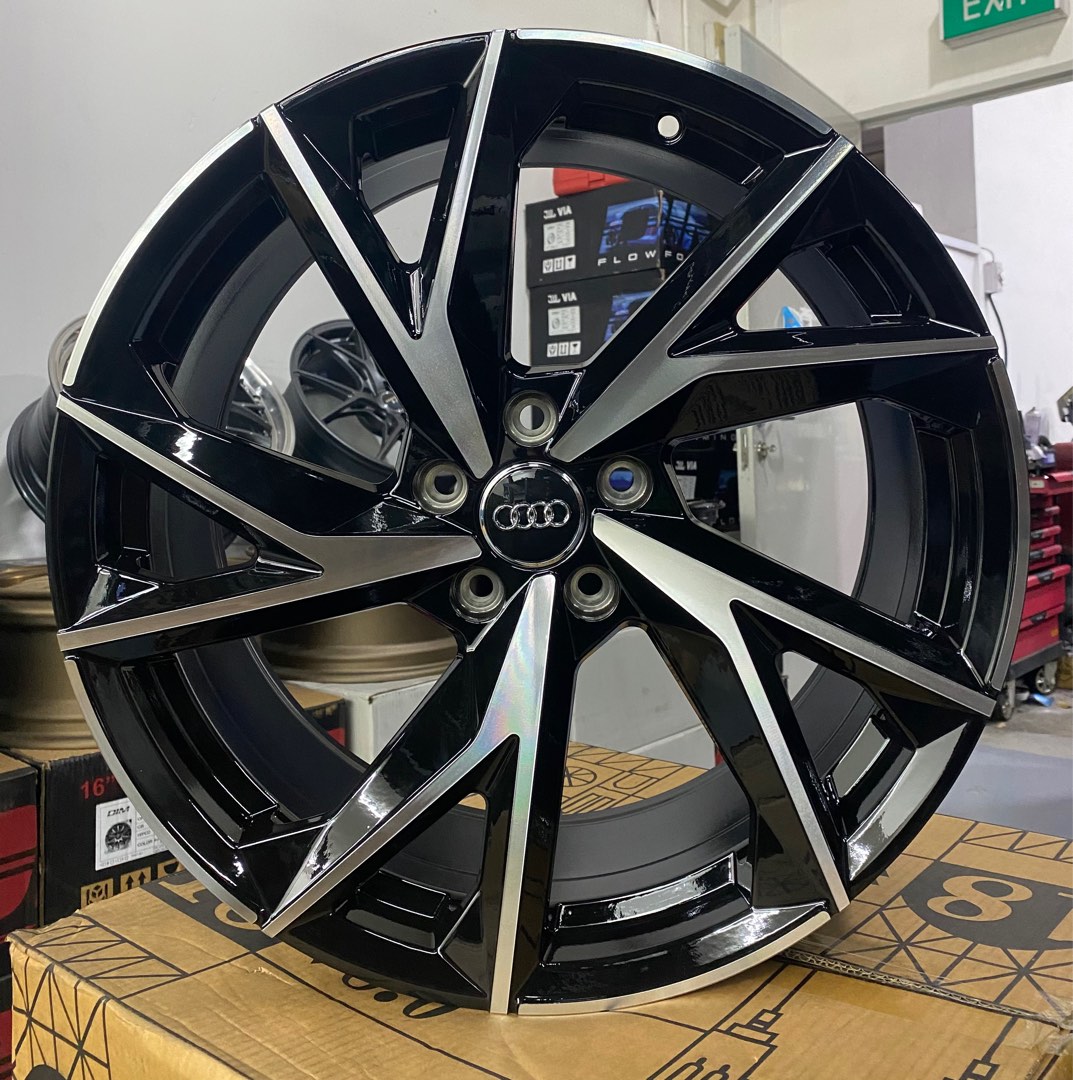 19" Audi Design Sport Rim, Car Accessories, Tyres & Rims on Carousell