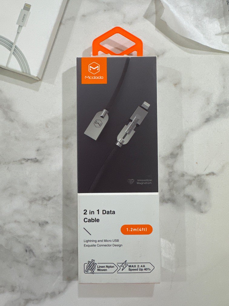 McDodo 2 in 1 Data Cable - USB to Apple Ipad iPhone iPod cable ...