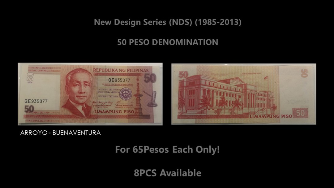50 PESO New Design Series (NDS), Hobbies & Toys, Memorabilia ...