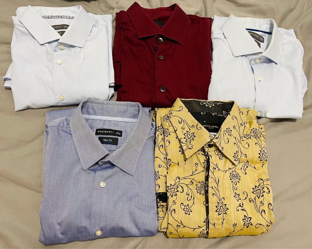 5 long formal men shirts set - $25 for all - self pickup at 27 Miltonia ...