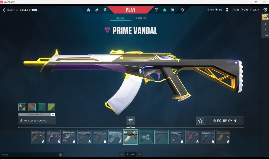 7 VP Skins Cheap Valorant Account, Video Gaming, Gaming Accessories ...