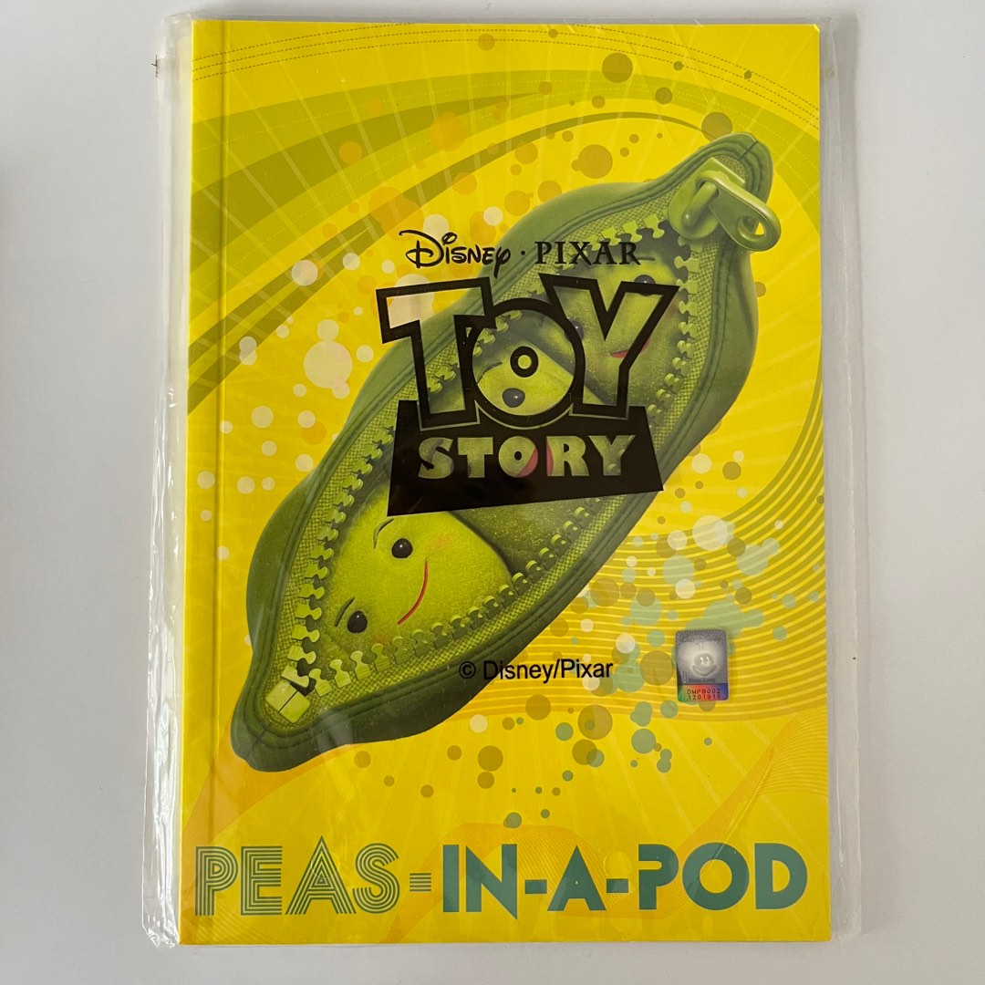 包平郵 Pixar Toy Story 豆豆 青豆 peas-in-pod 單行簿 記事簿 筆記簿, 興趣及遊戲, 手作＆自家設計, 文具 ...