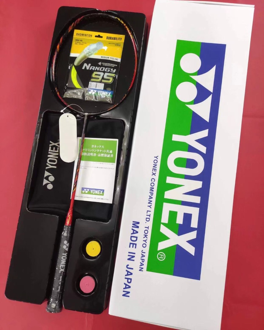 ⚡ Yonex 天斧99pro 進攻型全碳素 羽毛球拍 日耀紅, 運動產品, 運動與體育, 運動與體育 - 球拍和球類運動 - Carousell