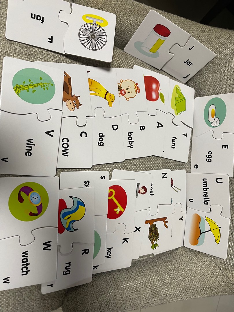 ABC puzzles, Hobbies & Toys, Toys & Games on Carousell