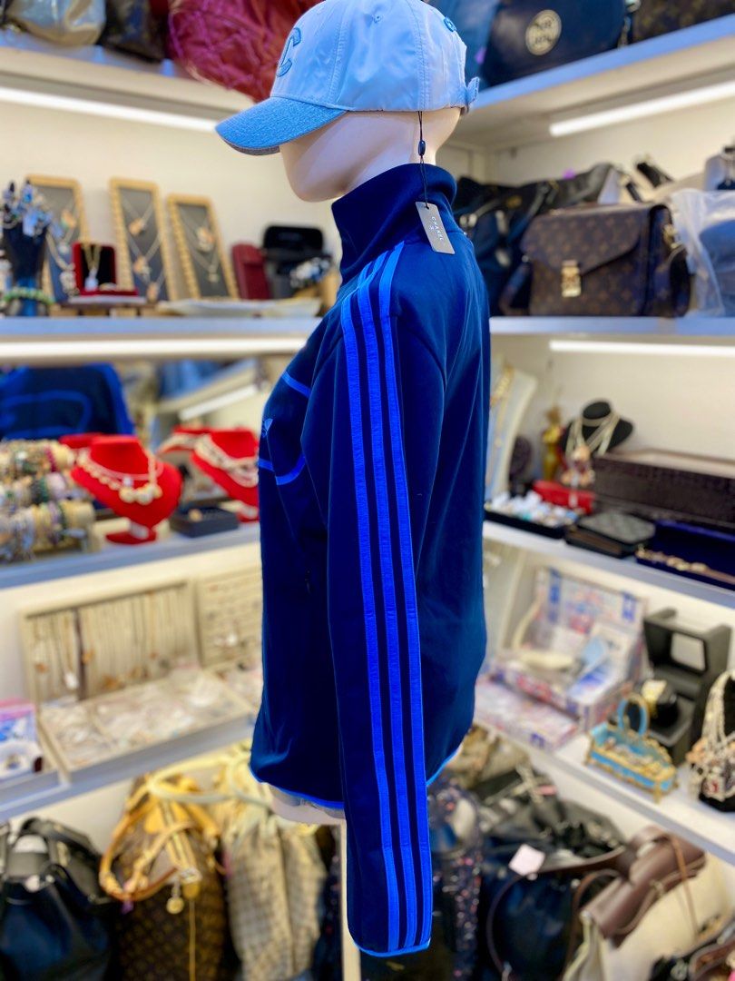 Adidas Dark Blue Track Jacket, Men's Fashion, Coats, Jackets and ...