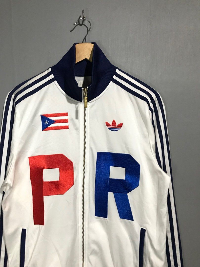 Adidas Puerto Rico Vintage RARE Olympics Track Full Zip Jacket, Hobbies ...