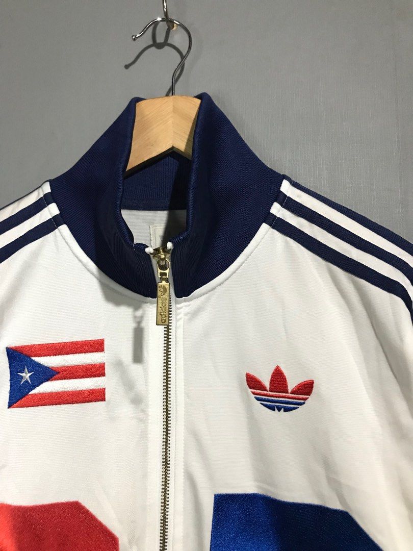 Adidas Puerto Rico Vintage RARE Olympics Track Full Zip Jacket, Men's ...