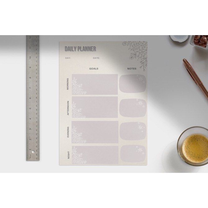 Aesthetic Minimalist Daily Planner, Hobbies & Toys, Stationery & Craft ...