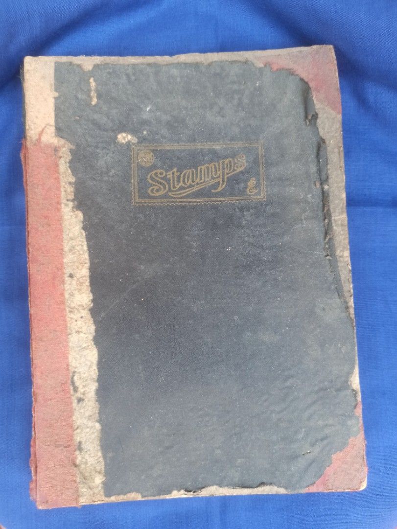 Album Perangko Vintage th. 1940an isi Ratusan Perangko Jadul, Antik ...
