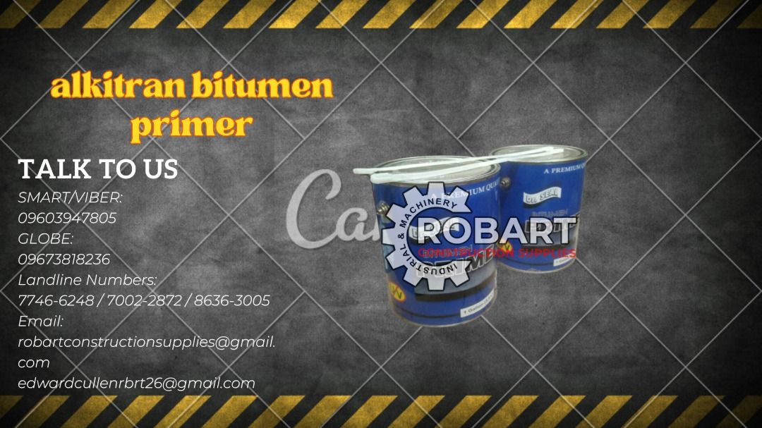 ALKITRAN BITUMEN PRIMER, Commercial & Industrial, Construction ...