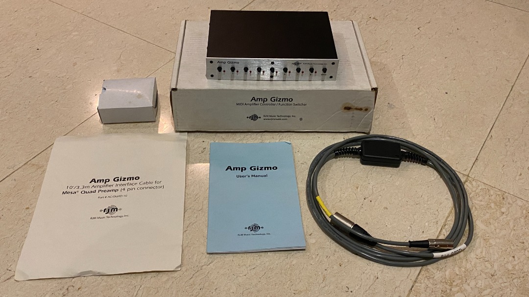 AMP GIZMO Amplifier Interface Cable for Mesa Quad Preamp, Hobbies ...