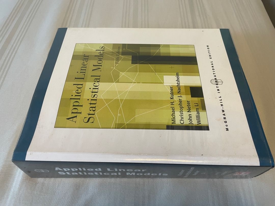 Applied Linear Statistical Models (Fifth Edition), Hobbies & Toys ...