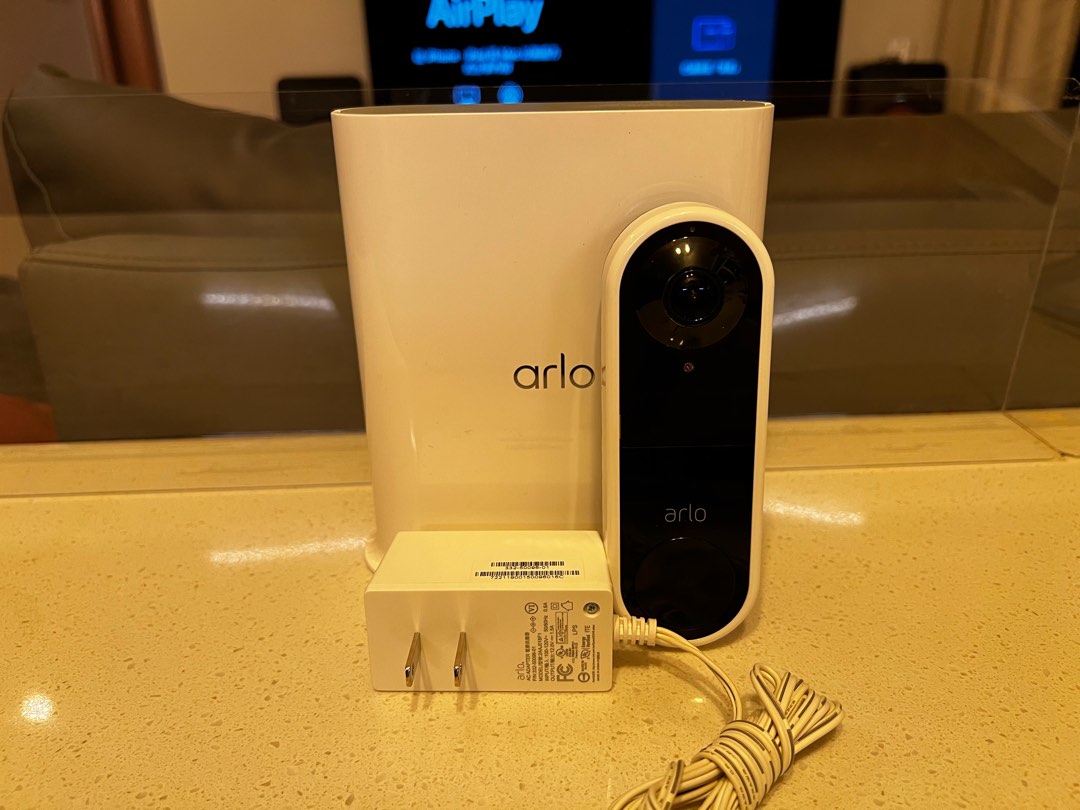 Arlo 有線 Doorbell 連 VMB4540 base Station, 家庭電器, 其他家庭電器 - Carousell