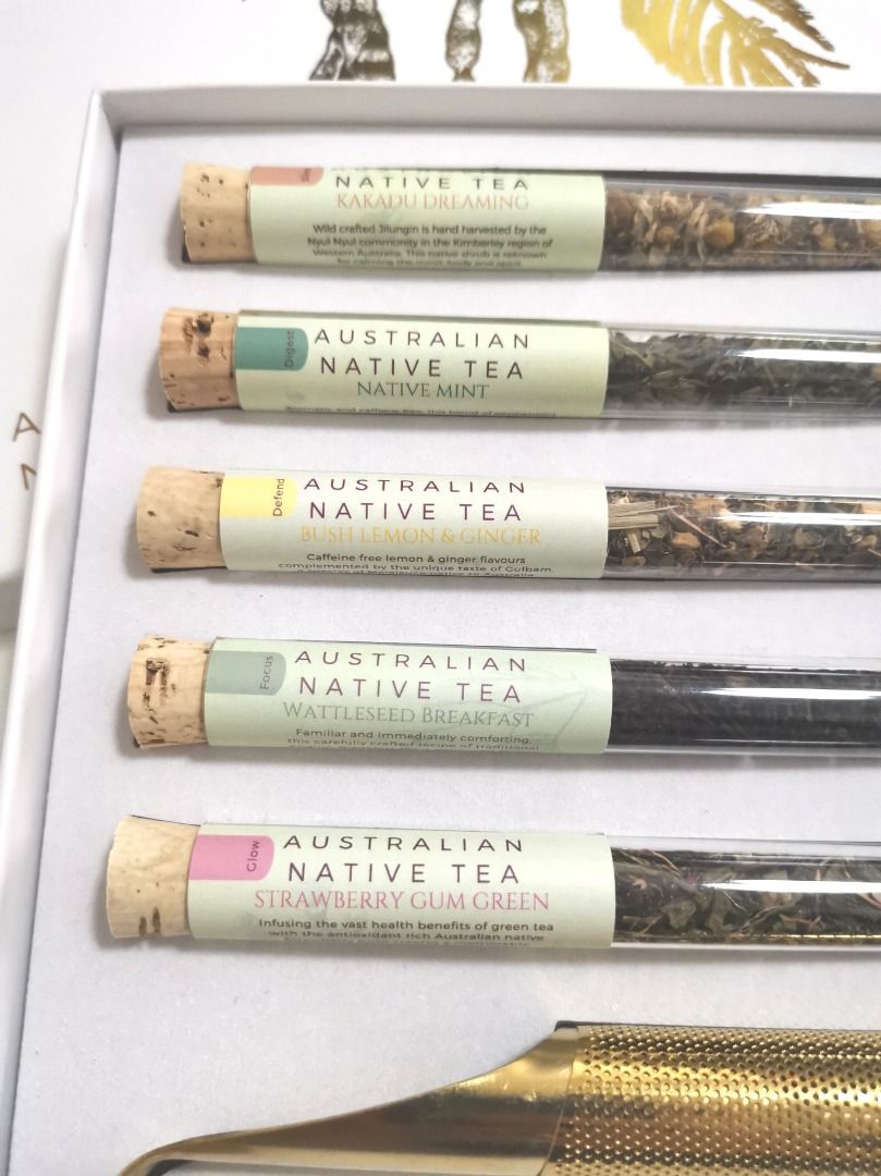 Australian Native Tea Sampler, Food & Drinks, Beverages on Carousell