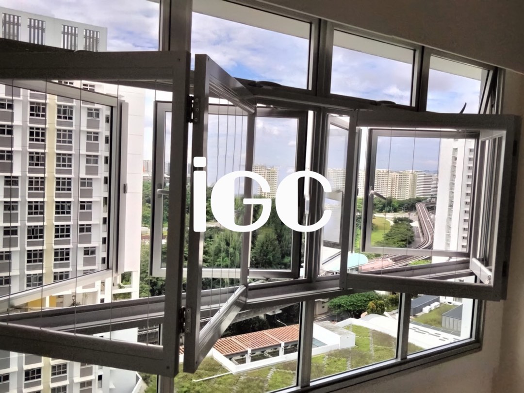 Bifold Type Invisible Grille, Home Services, Renovations, Aluminium ...