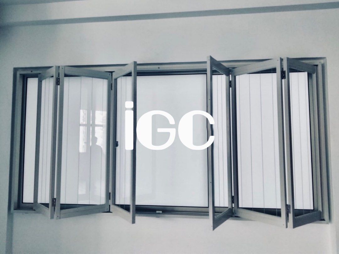 Bifold Type Invisible Grille, Home Services, Renovations, Aluminium ...