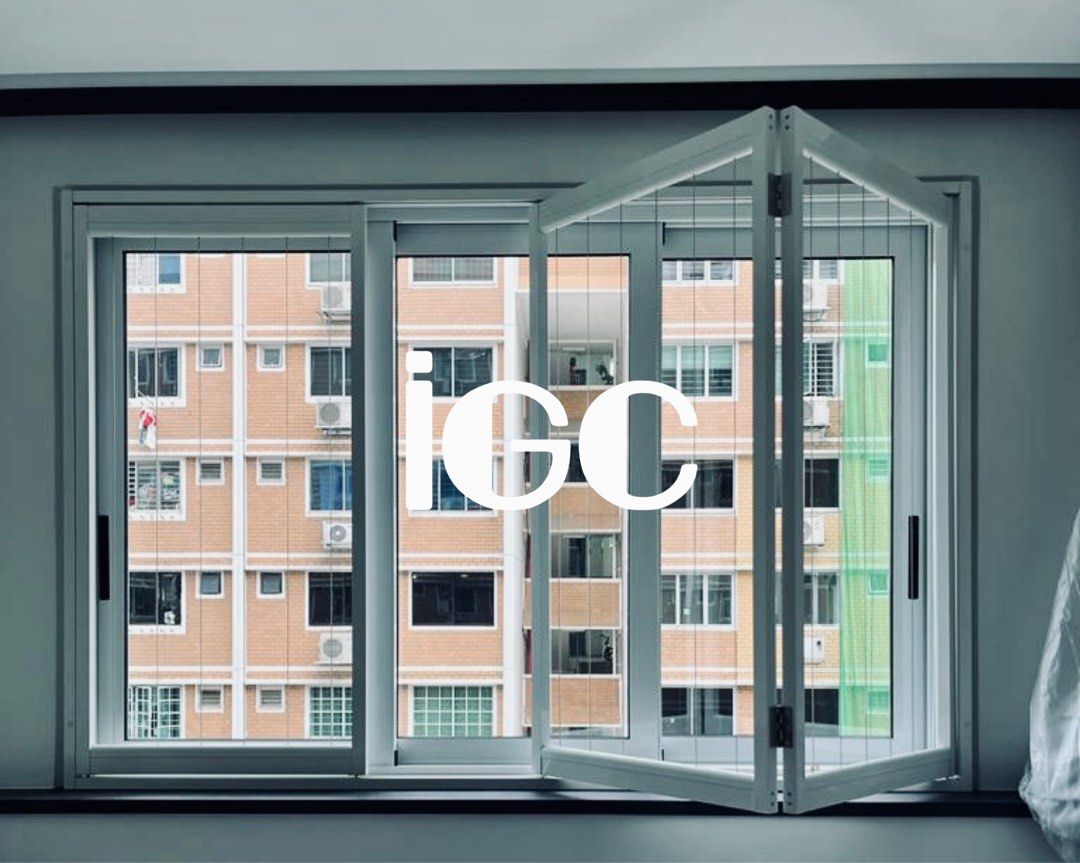 Bifold Type Invisible Grille, Home Services, Renovations, Aluminium ...