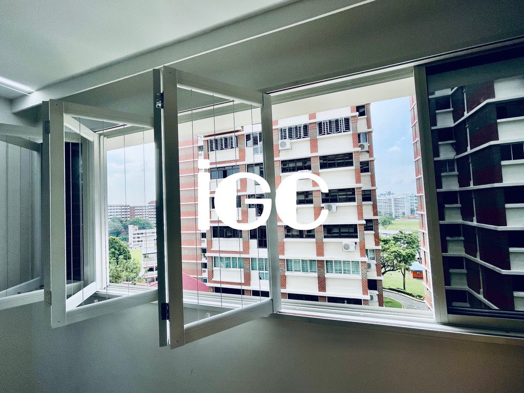 Bifold Type Invisible Grille, Home Services, Renovations, Aluminium ...