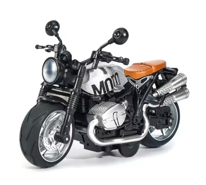 BMW RnineT Motorcycle Die Cast Toy Car Collection Scale 1:12, Hobbies ...