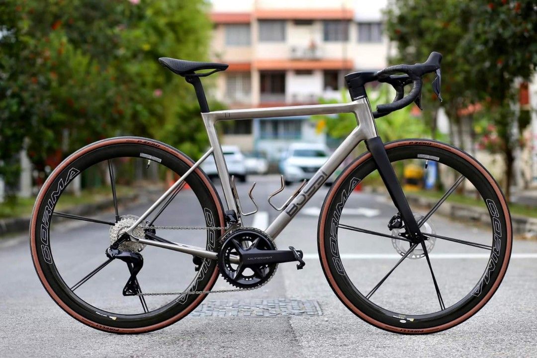 Bossi Strada SS titanium Aero roadbike, Sports Equipment, Bicycles ...