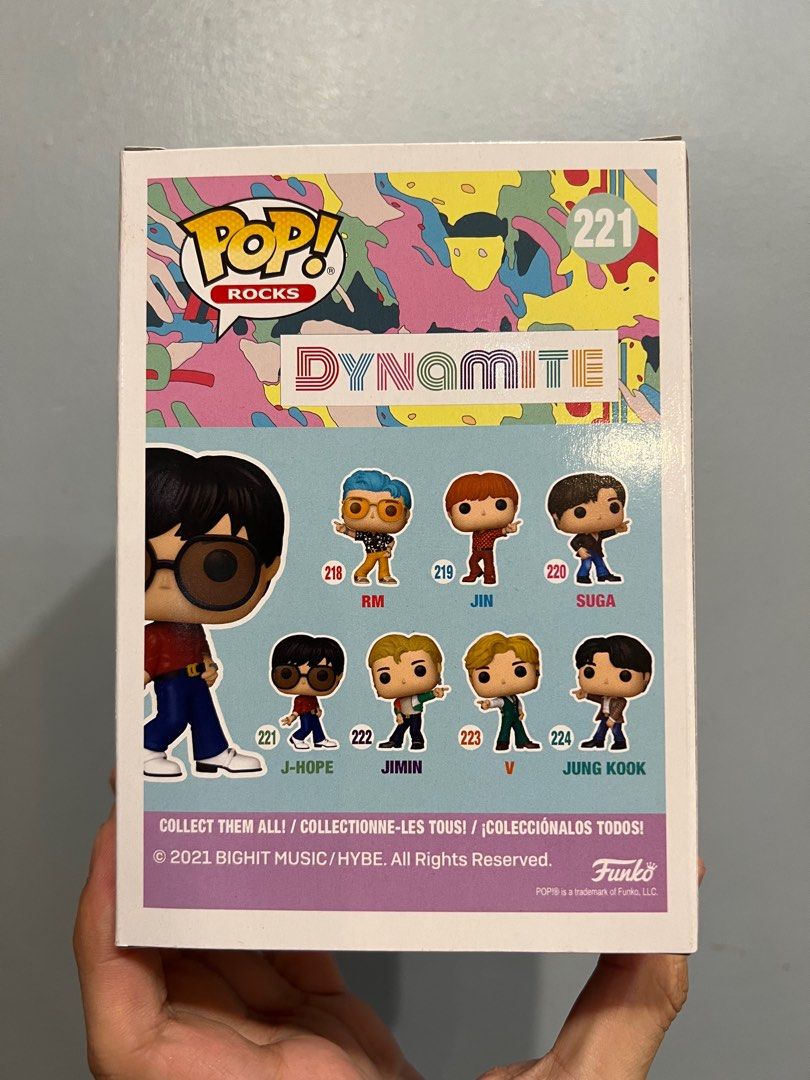 BTS Funko Pop (BTS Dynamite Funko Pop) BTS JHope Funko Pop, Hobbies ...