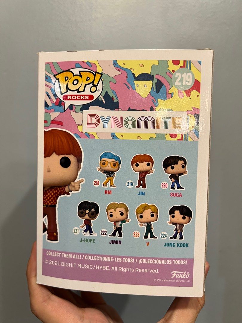 BTS Funko Pop (BTS Dynamite Funko Pop) BTS Jin Funko Pop, Hobbies ...