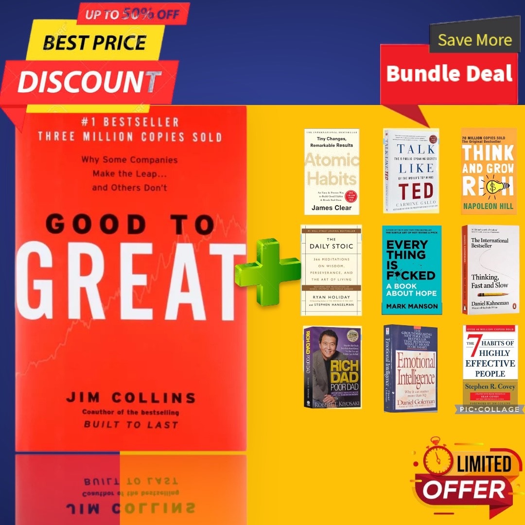 [BUNDLE PROMO] GOOD TO GREAT PLUS ONE SELF-HELP BOOK, Hobbies & Toys ...