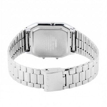 Casio AQ-230 Adjustable Digital Analog Stainless Steel Strap Black Dial ...