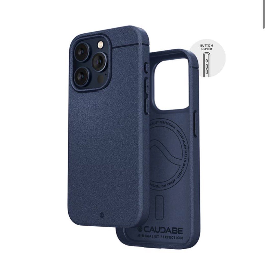 Caudabe Sheath - iPhone 15 Pro w button cover (Celestial Blue), Mobile ...