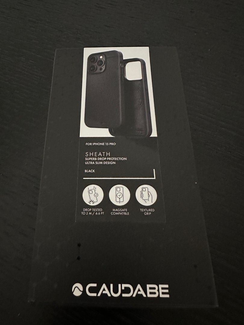 Caudabe Sheath iPhone 15 Pro (button cut-out), Mobile Phones & Gadgets ...
