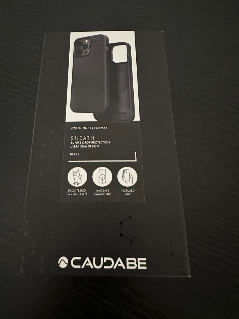 Caudabe Sheath iPhone 15 Pro Max (button cut-out), Mobile Phones ...