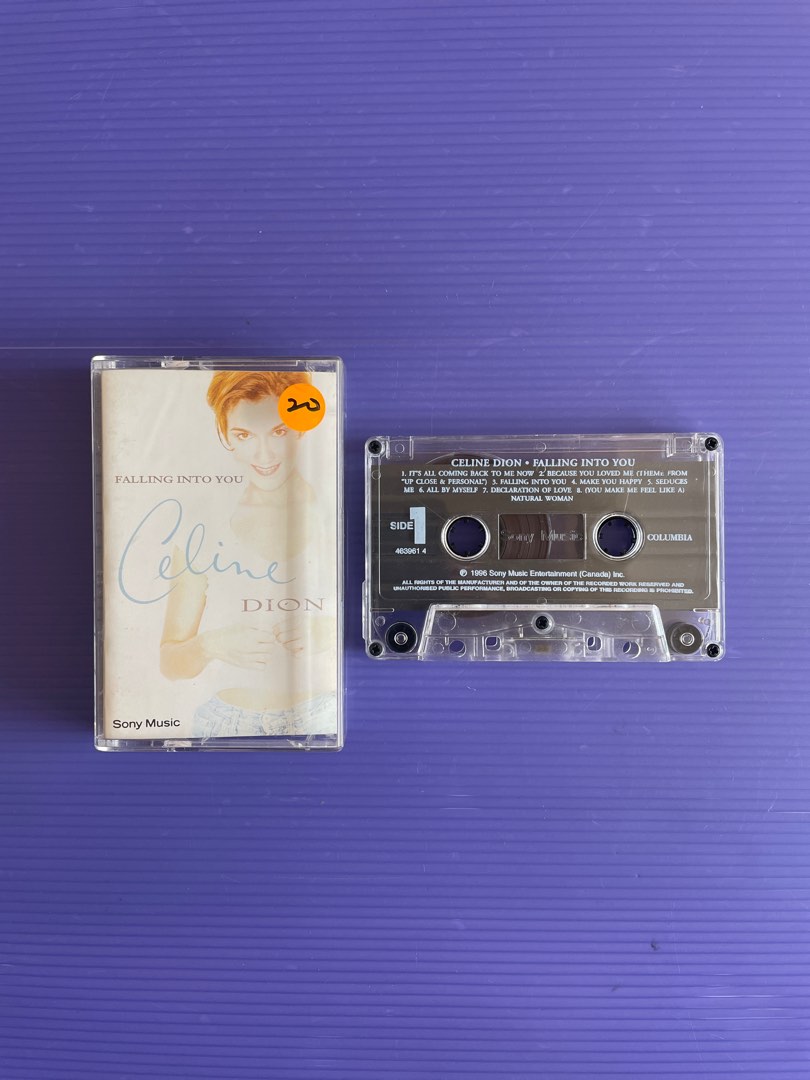 Celine Dion Falling Into You Album, Hobbies & Toys, Music & Media, CDs ...