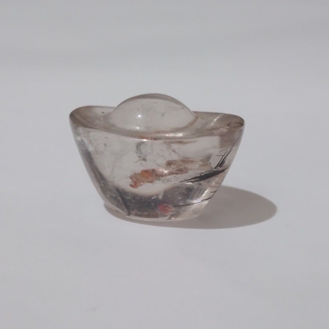 Clear Quartz Ingot with Inclusions, Women's Fashion, Jewelry ...
