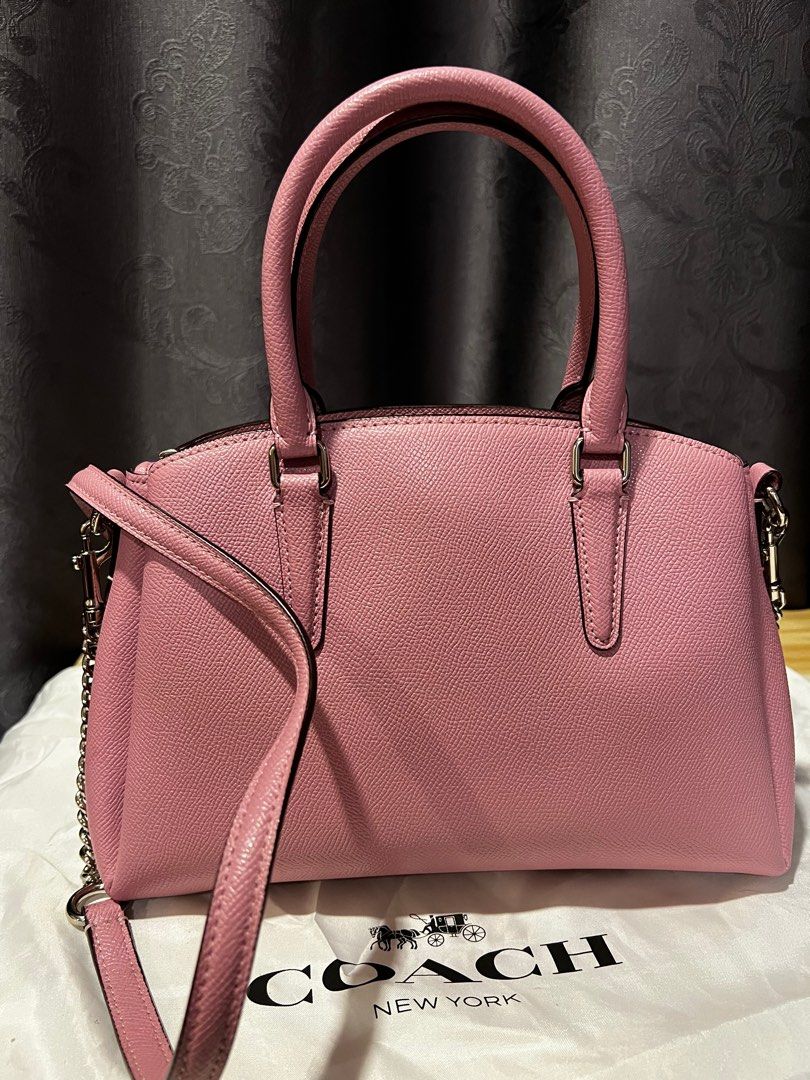 Coach Mini Sage Carryall Allover Studs Tulip Pink, Luxury, Bags ...