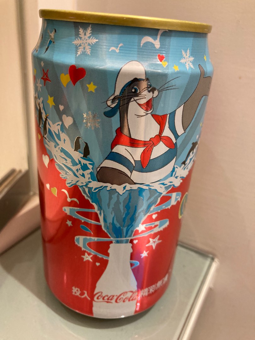 Coca Cola crossover Ocean Park 30th anniversary can 2007年海洋公園30周年珍藏可口可樂 ...